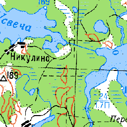 Никулино на карте Псковской области и России